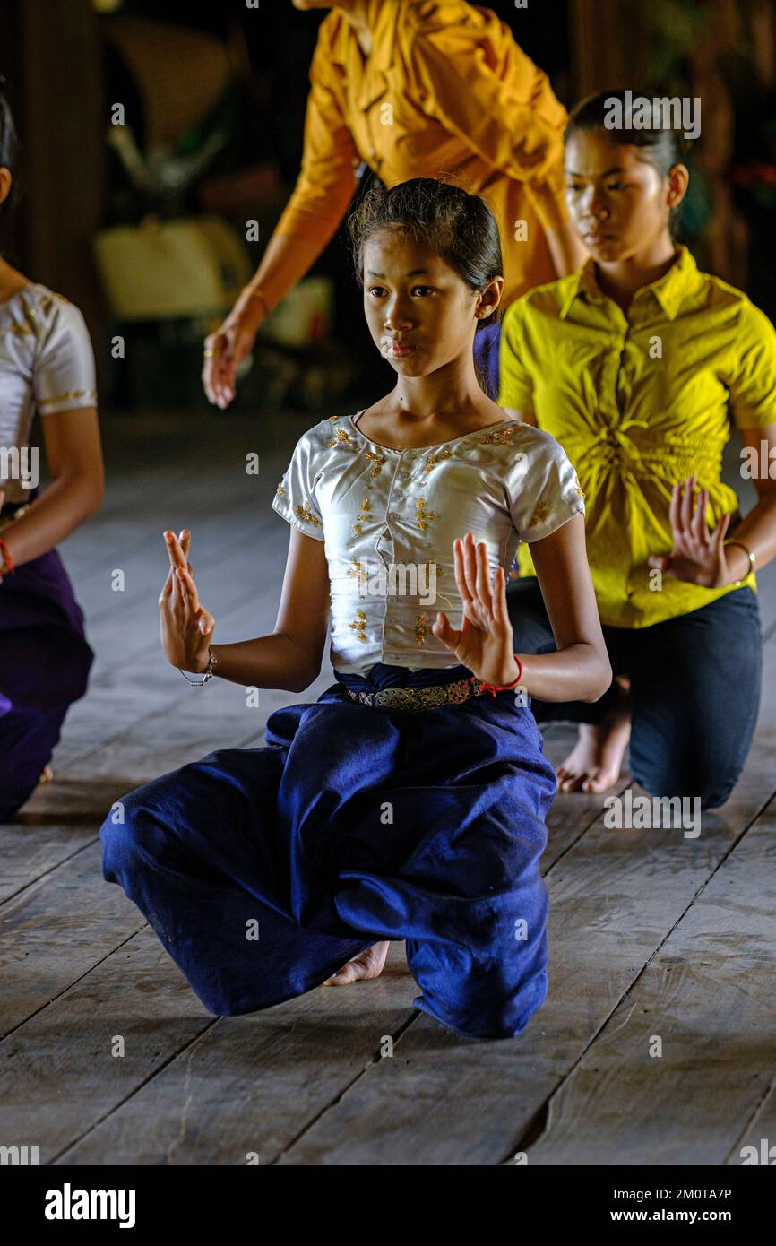 Cambodia, Phnom Penh, classic khmer dance, on the immaterial heritage ...