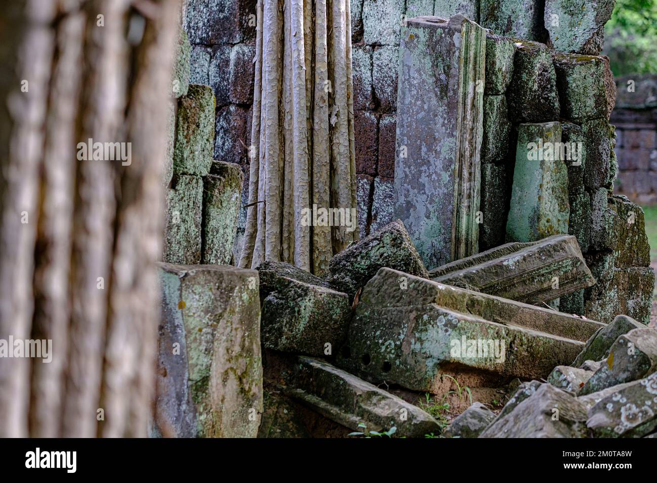 Cambodia, Preah Vihear province, temple complex of Koh Ker, dated 9 to ...