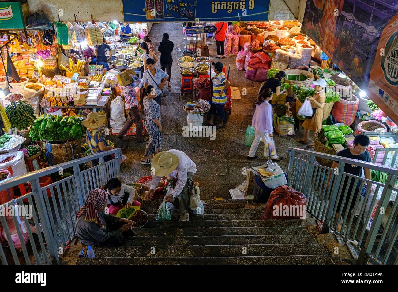 Cambodia, Phnom Penh, Orussey market Stock Photo - Alamy