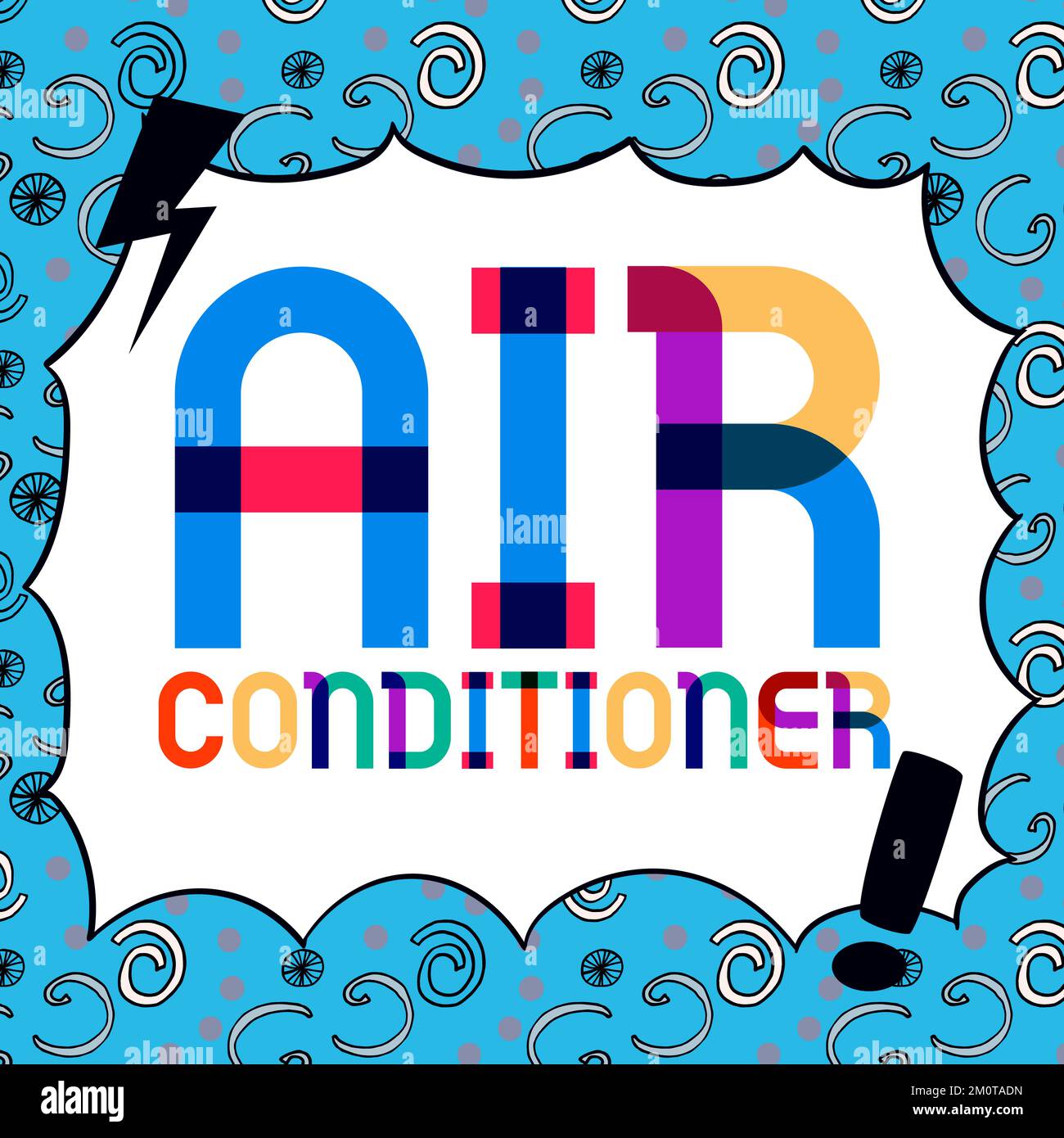 Text showing inspiration Air Conditioner. Business idea apparatus for ...