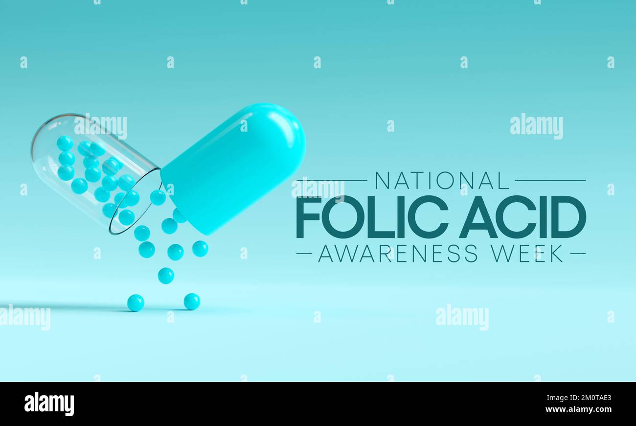 Folic Acid awareness week is observed every year in January Stock Photo ...