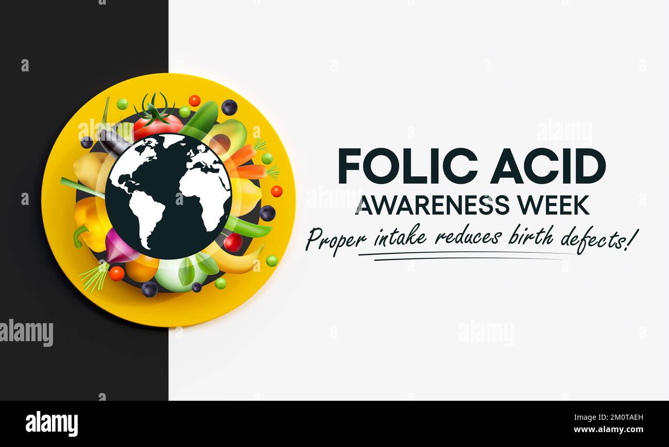 Folic Acid awareness week is observed every year in January Stock Photo ...