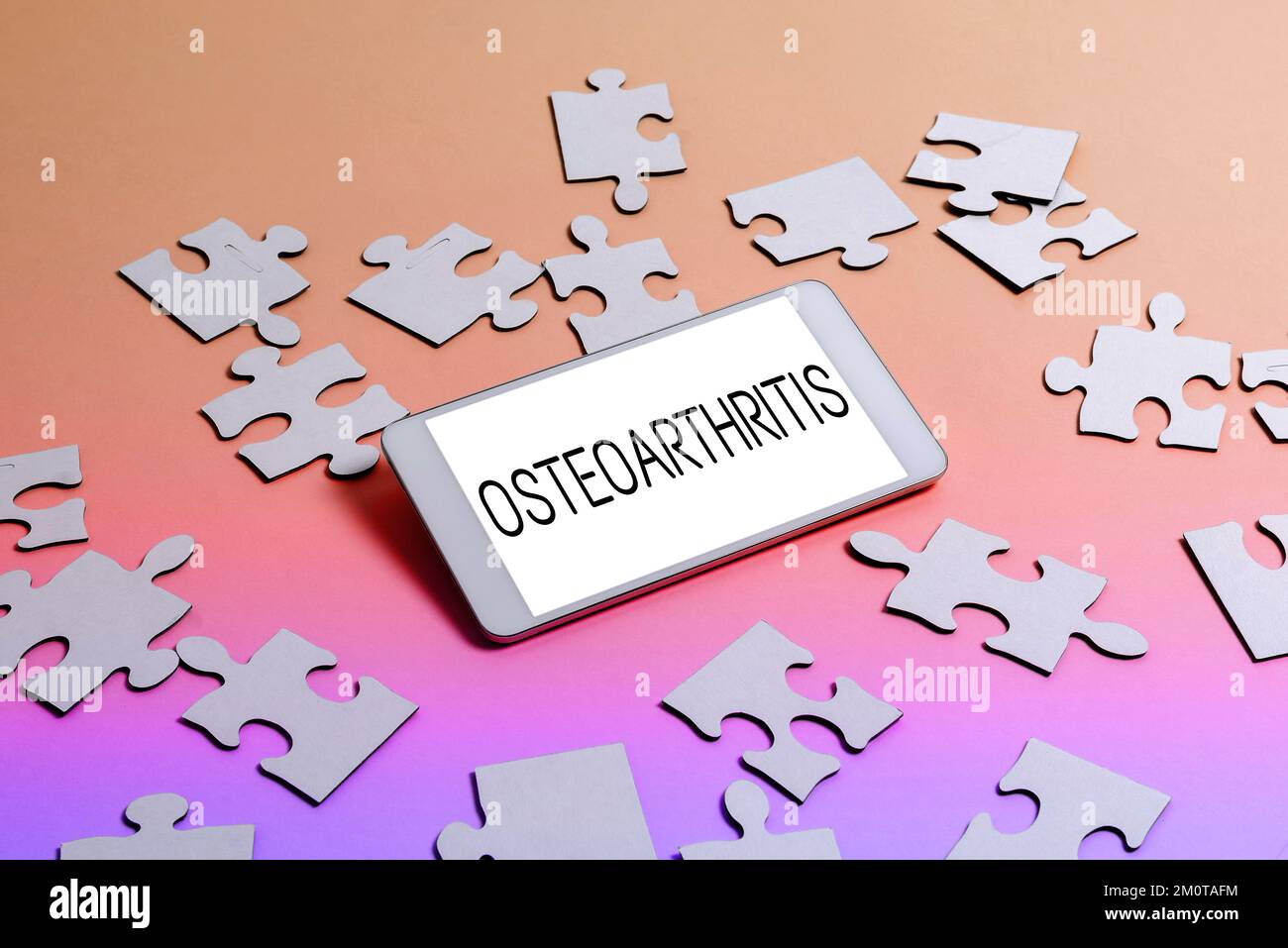 Text sign showing Osteoarthritis. Business showcase Degeneration of ...