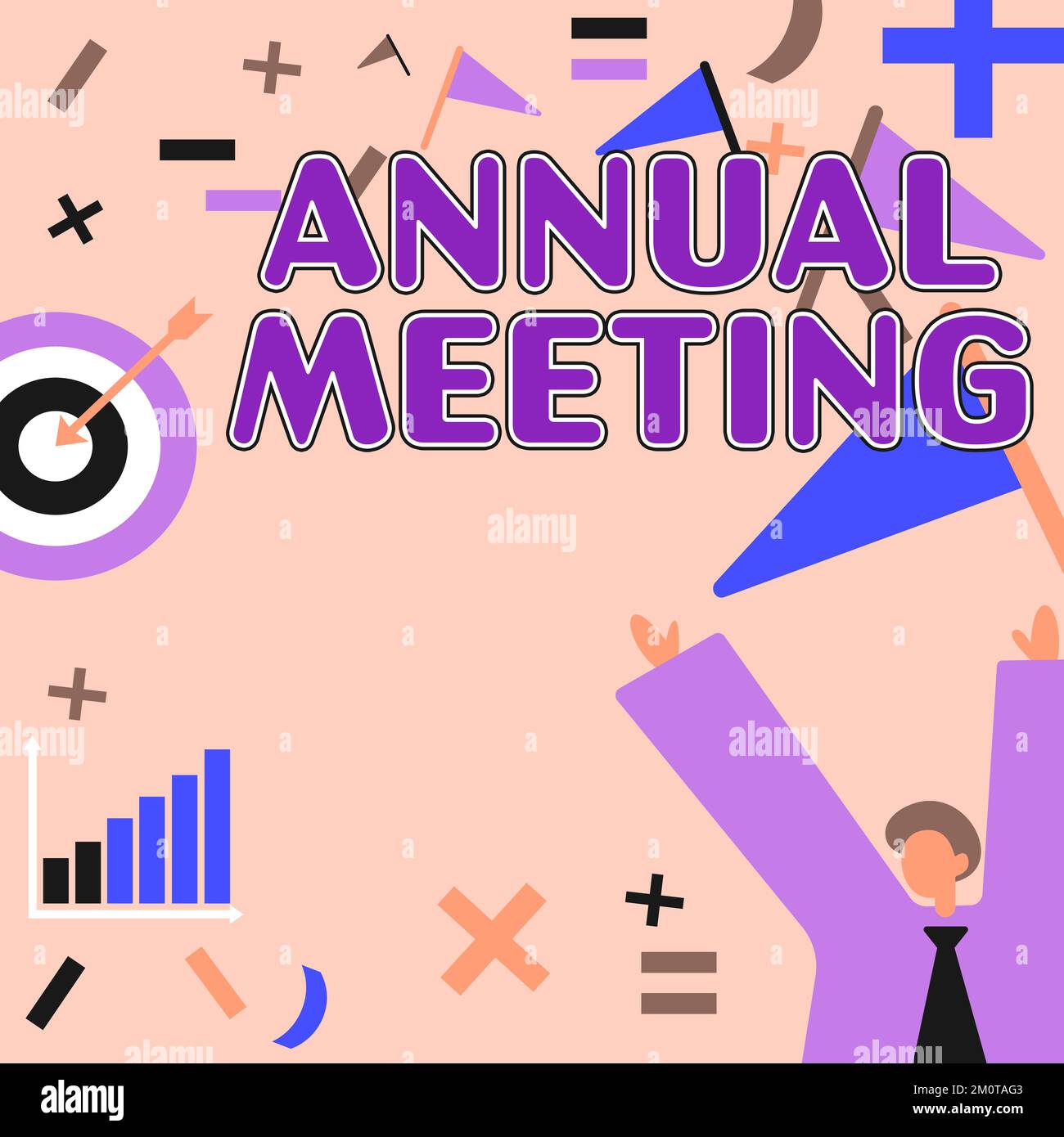 Inspiration showing sign Annual Meeting. Business overview Yearly ...