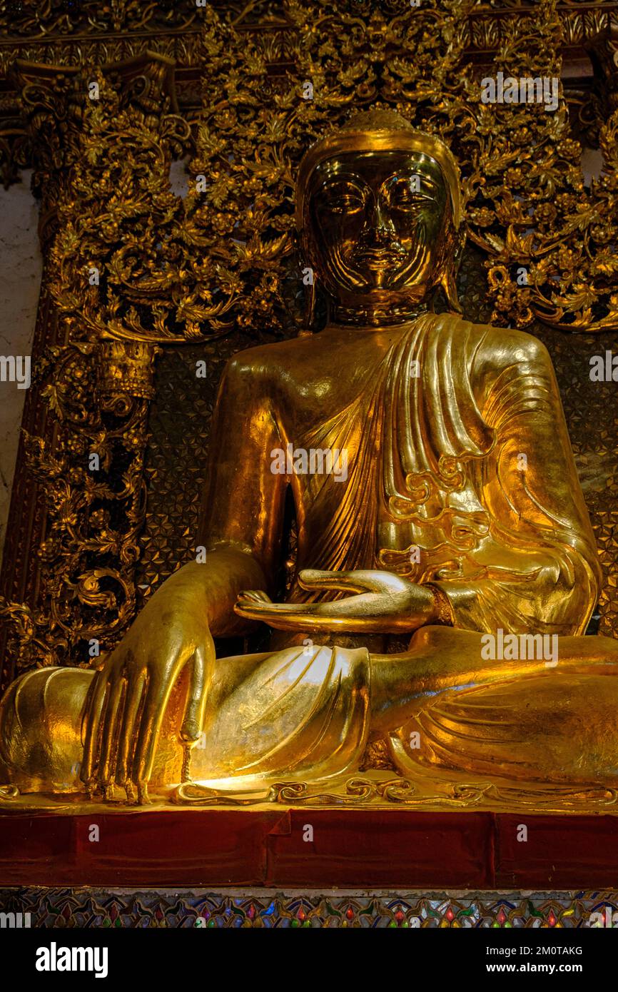 Myanmar, Burma, Karen or Kayin state, village of Kawhnat, U Nar Auk or ...