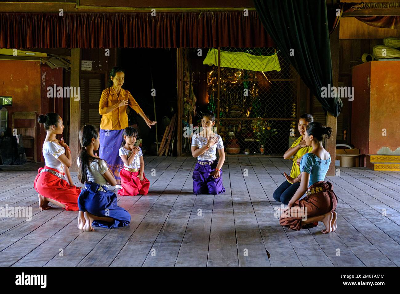 Cambodia, Phnom Penh, classic khmer dance, on the immaterial heritage ...
