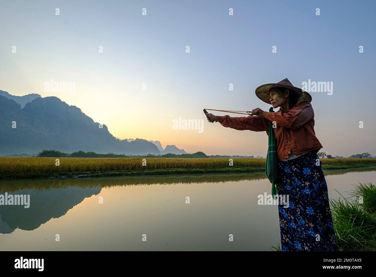 Myanmar, Burma, Karen or Kayin state, Hpa An Stock Photo - Alamy