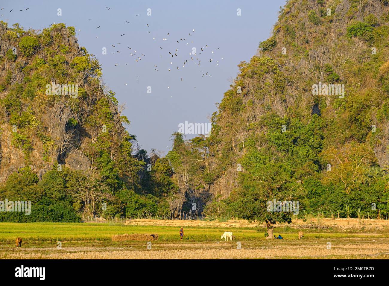 Myanmar, Burma, Karen or Kayin state, Hpa An Stock Photo - Alamy