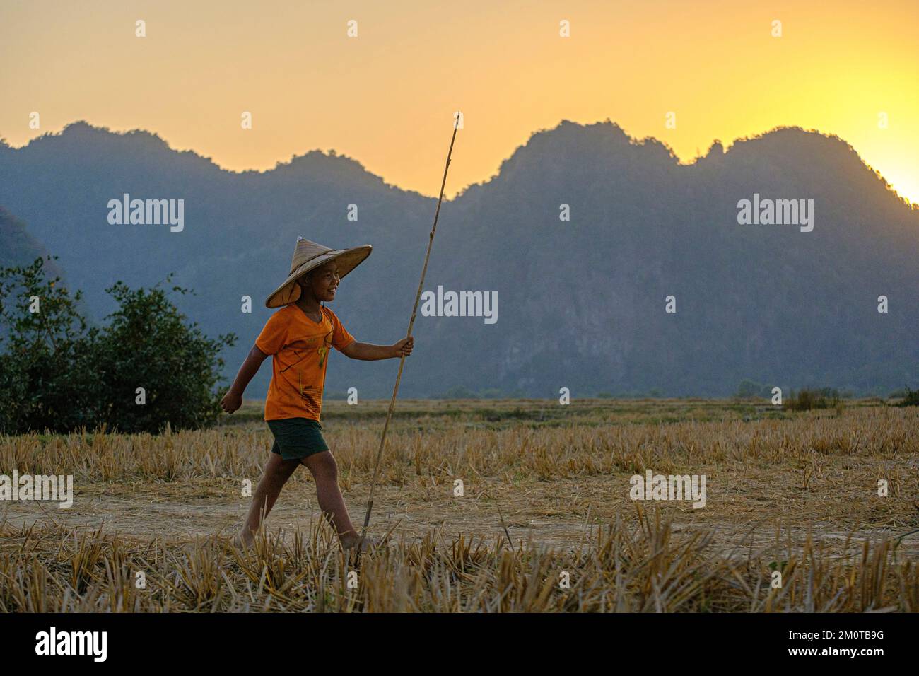 Myanmar, Burma, Karen or Kayin state, Hpa An Stock Photo - Alamy