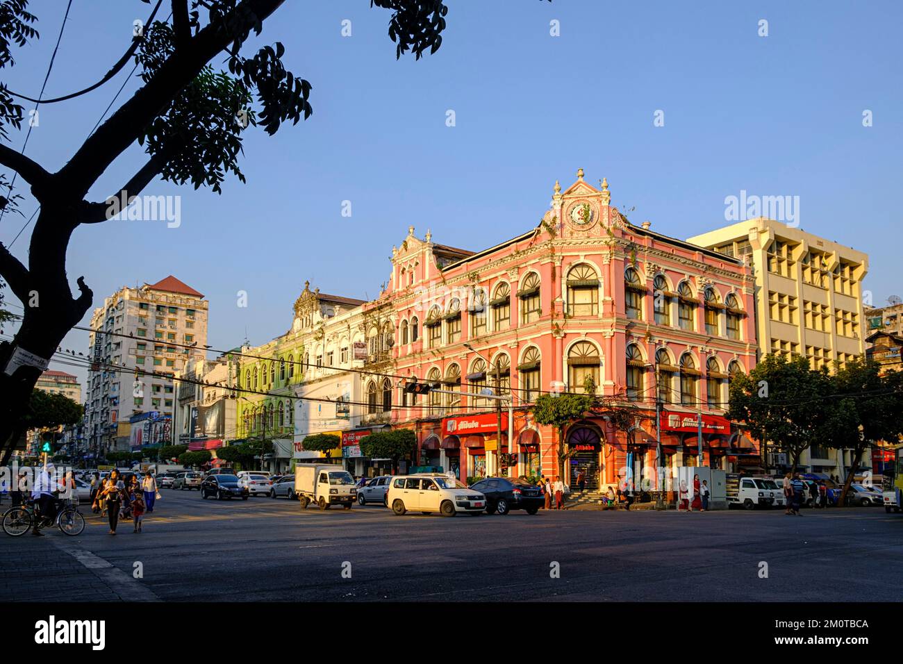 Burma, Myanmar, Yangon, old city Stock Photo - Alamy