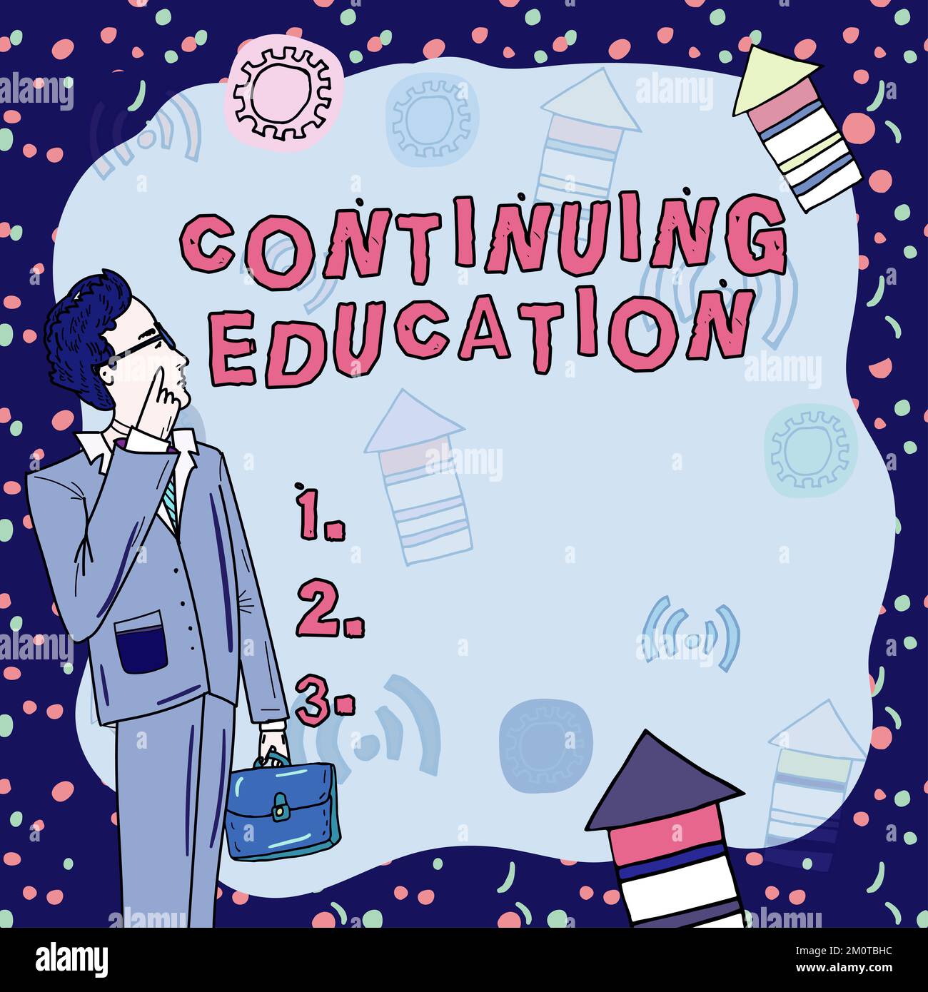 Inspiration showing sign Continuing Education. Business concept ...