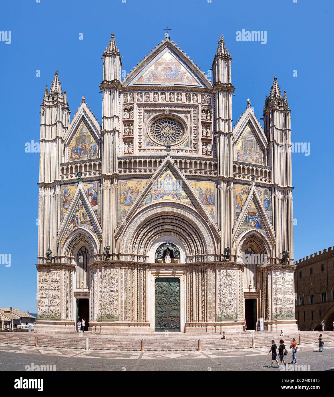 Italy, Umbria, Orvieto, the cathedral or duomo Stock Photo - Alamy