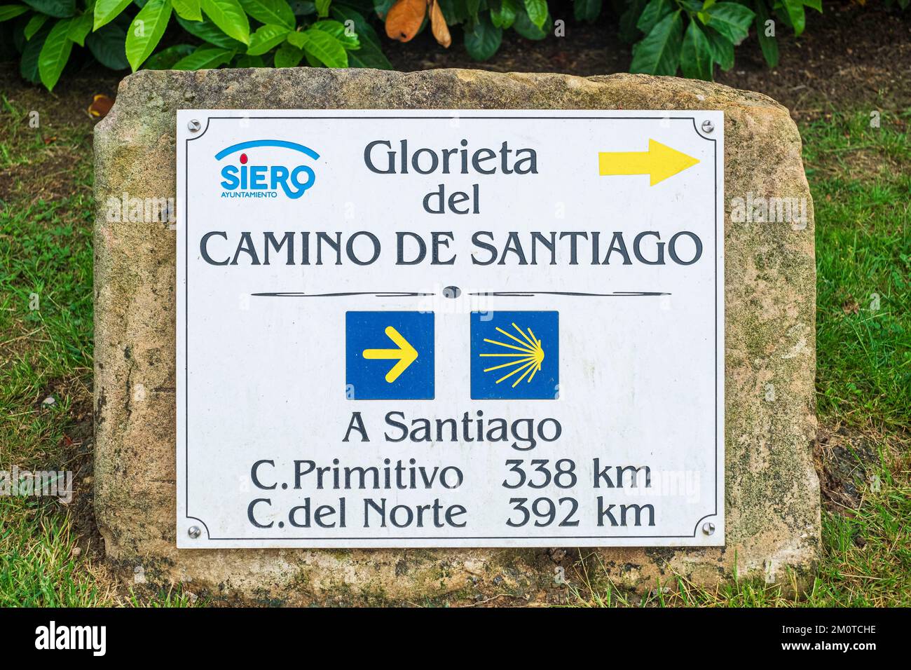 Spain, Principality of Asturias, Pola de Siero, stage on the Camino del ...