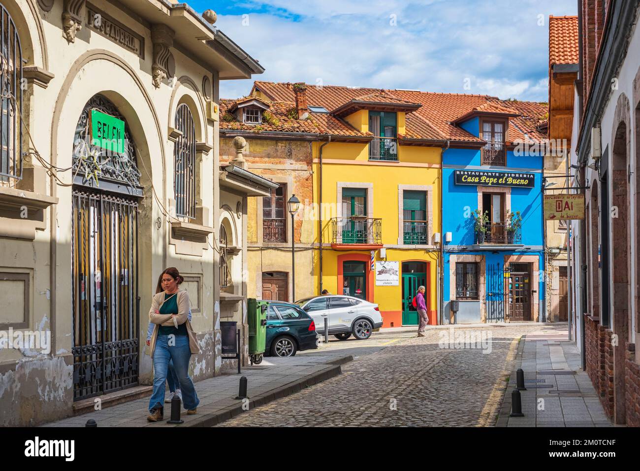 Spain, Principality of Asturias, Grado, stage on the Camino Primitivo ...