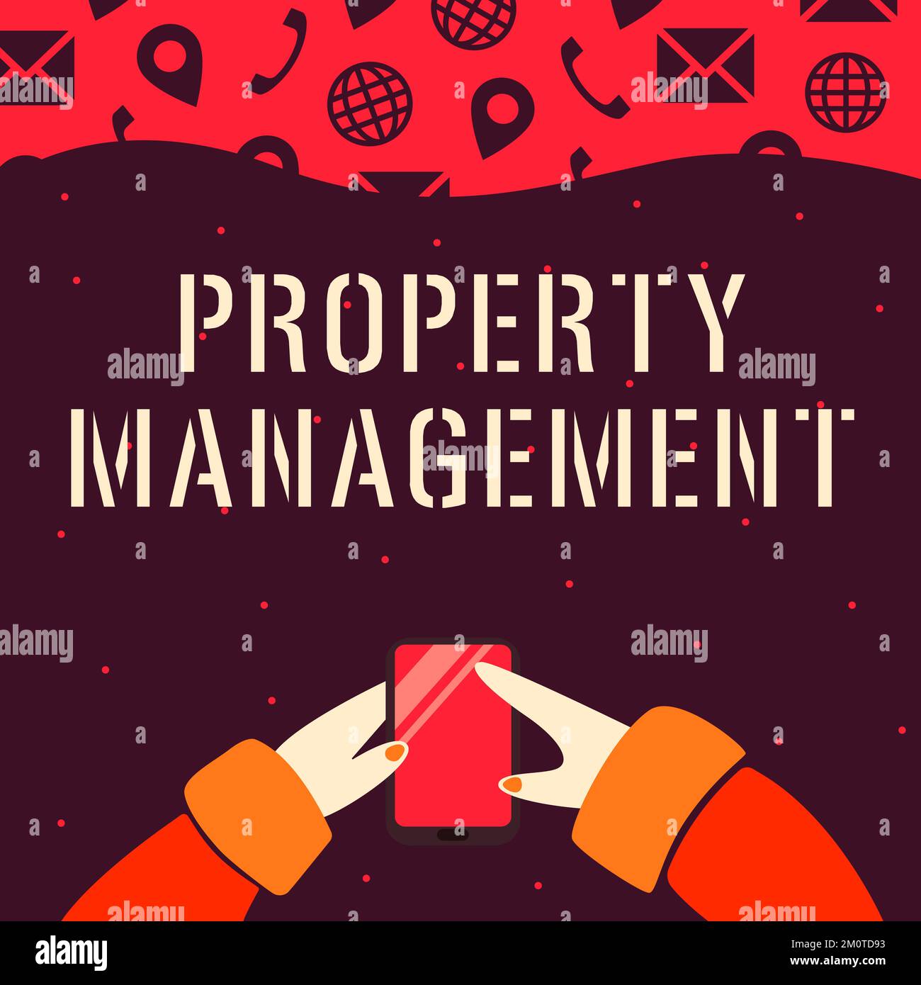 Text sign showing Property Management. Business showcase Overseeing of ... Text sign showing Property Management. Business showcase Overseeing of ...