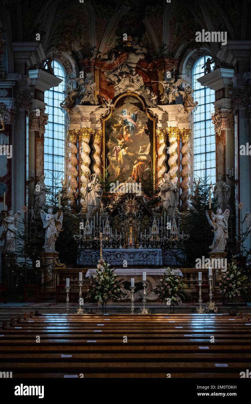 Magic of Christmas in Bressanone and at the Novacella Abbey Stock Photo ...
