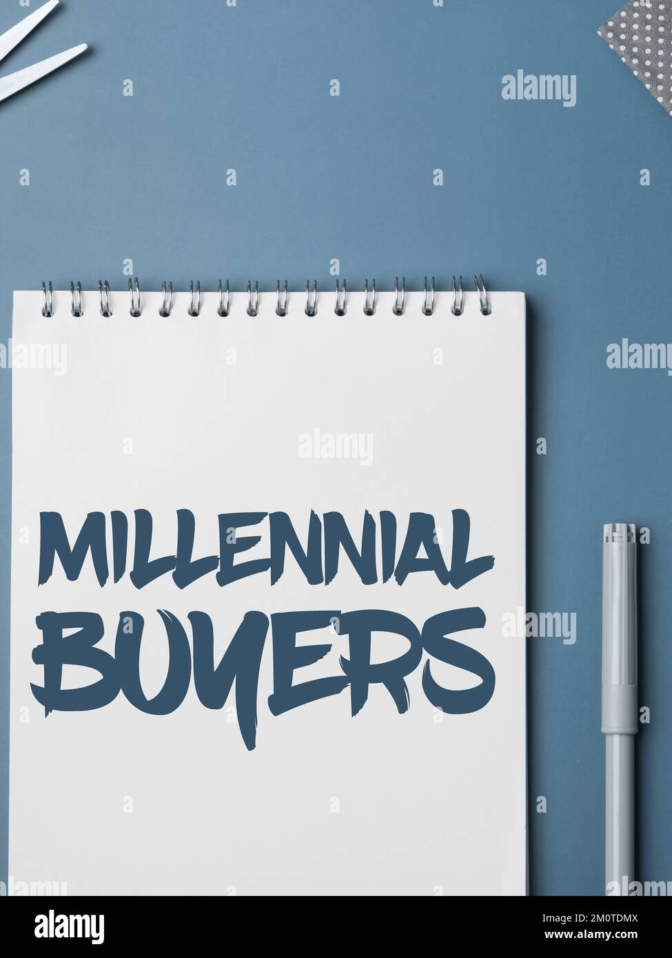Handwriting text Millennial Buyers. Concept meaning Type of consumers ...