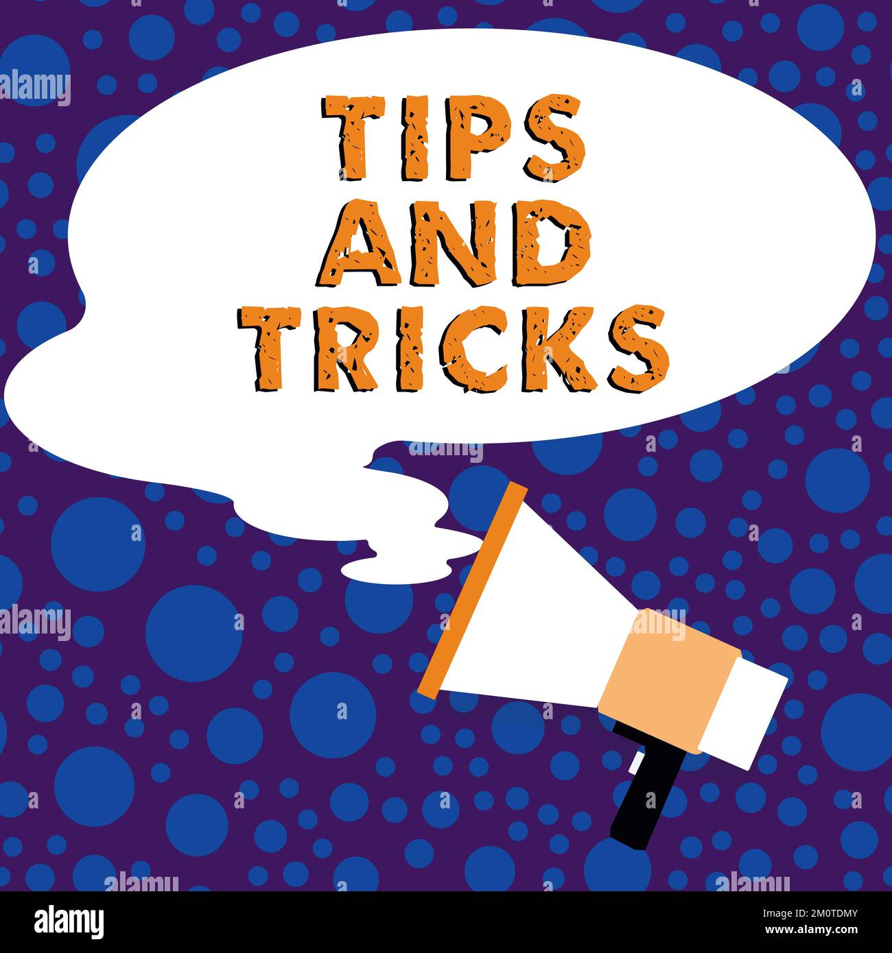 Hand writing sign Tips And Tricks. Business showcase helpful advices ...