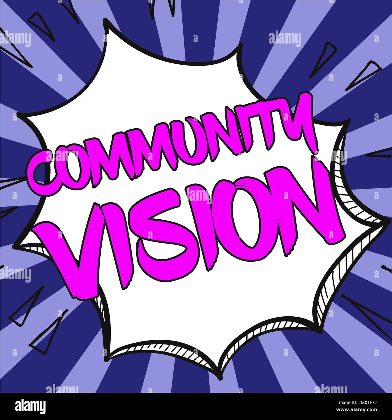 Hand writing sign Community Vision. Internet Concept Neighborhood ...