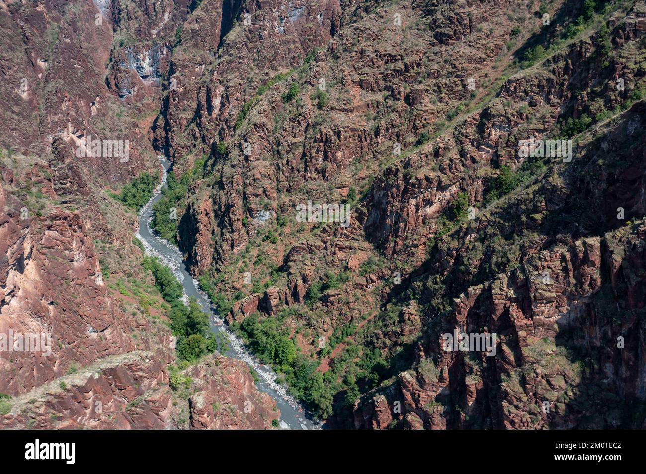France, Alpes Maritime, Daluis, the natural reserve of pelite rock ...