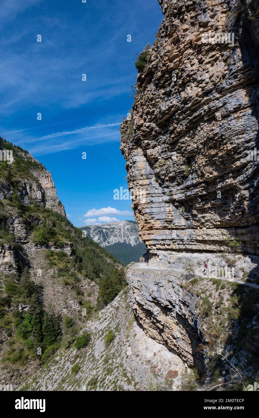 France, Alpes de Haute Provence, Colmars les Alpes, the gorges of Saint ...