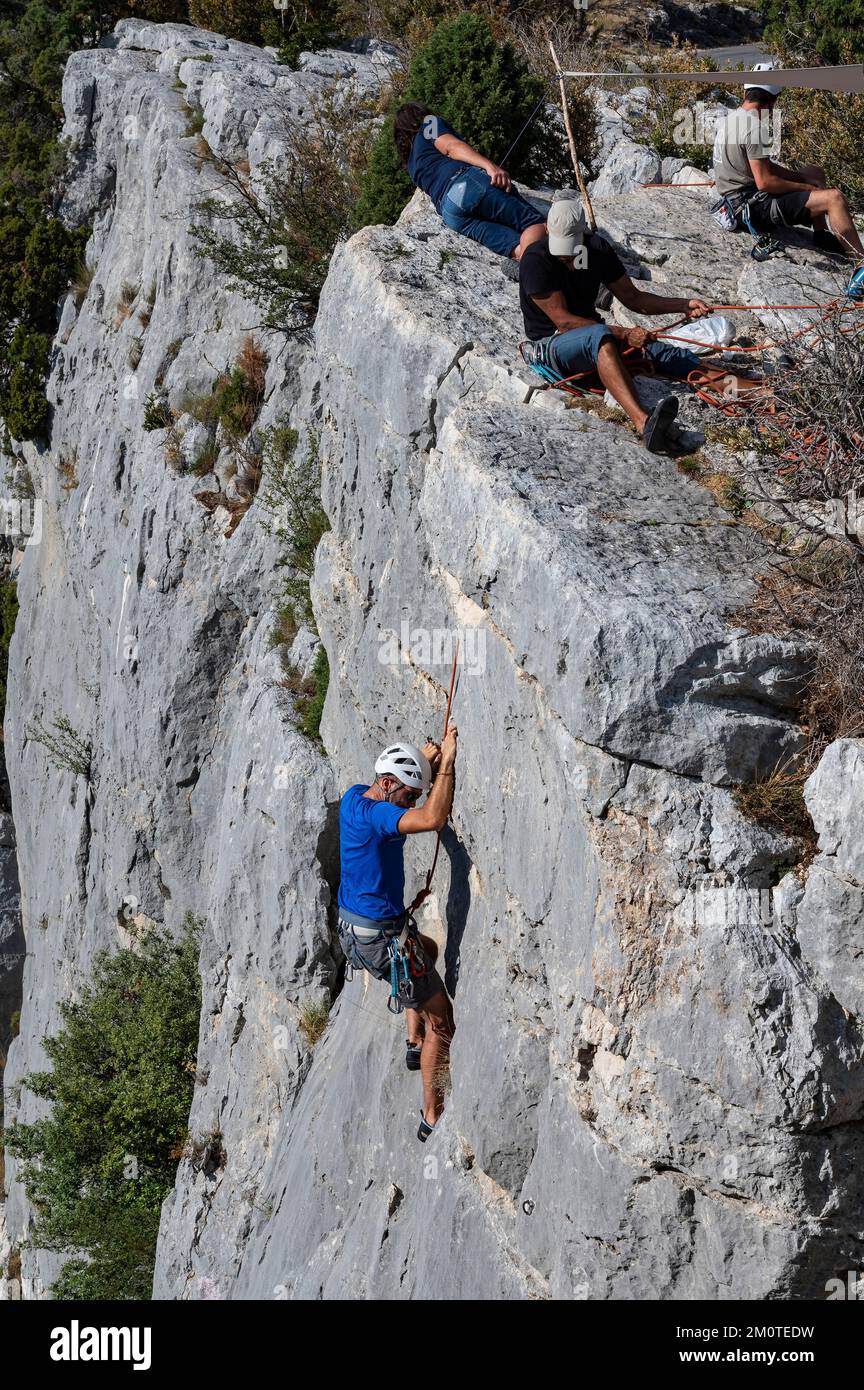 France, Alpes de Haute Provence, La Palud sur Verdon, regional natural ...