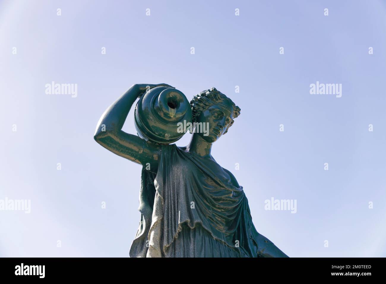 France, Meuse (55), Void-Vacon, place Cugnot and the Fountain of the ...