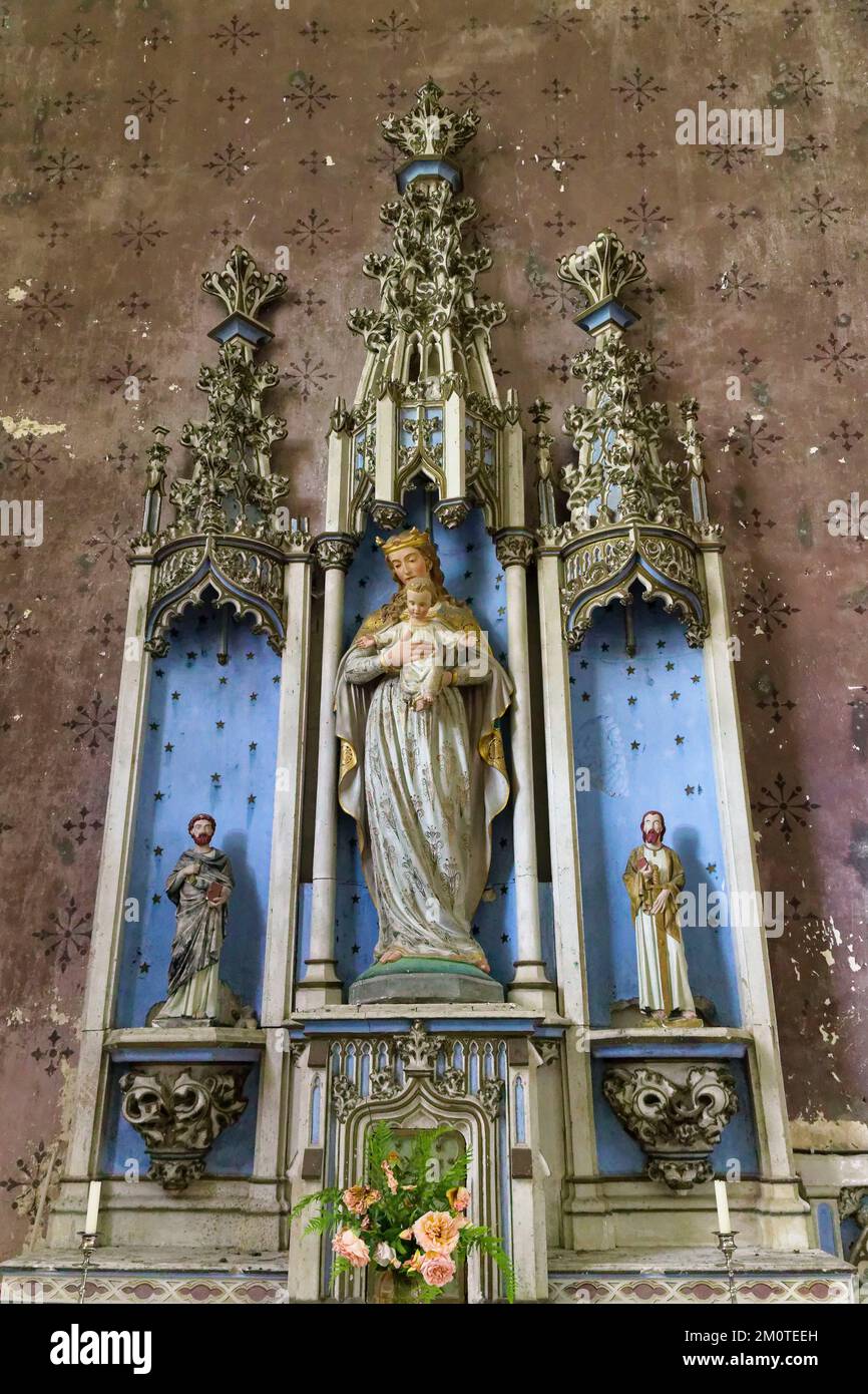 France, Meuse, Mauvages, Saint-Pantaleon church Stock Photo - Alamy