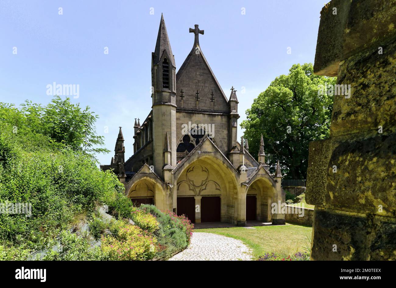 France, Meuse (55), Vaucouleurs, Johannine town, the castle chapel ...