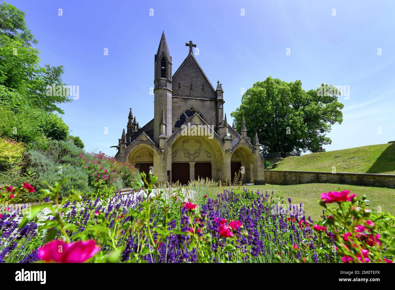 France, Meuse (55), Vaucouleurs, Johannine town, the castle chapel ...