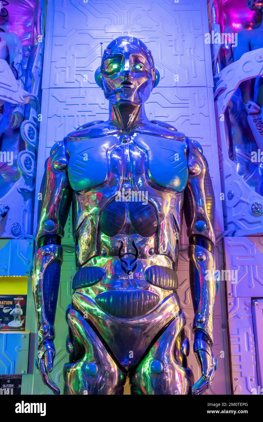 United Kingdom, London, Camden, The Cyberdog shop in the Camden Town ...