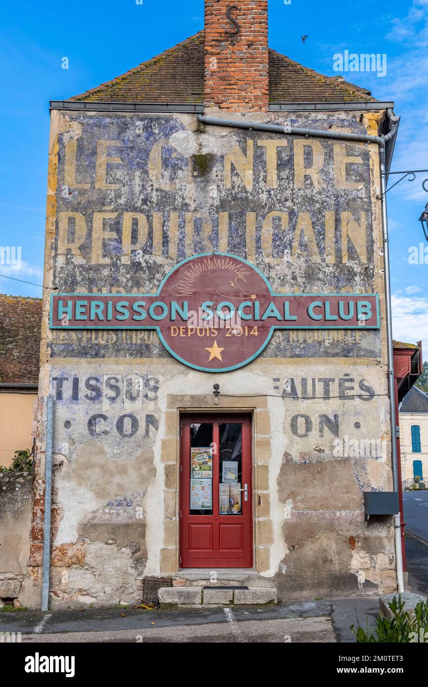 France, Allier, village of Herisson labelled Petites Cites de Caractere ...