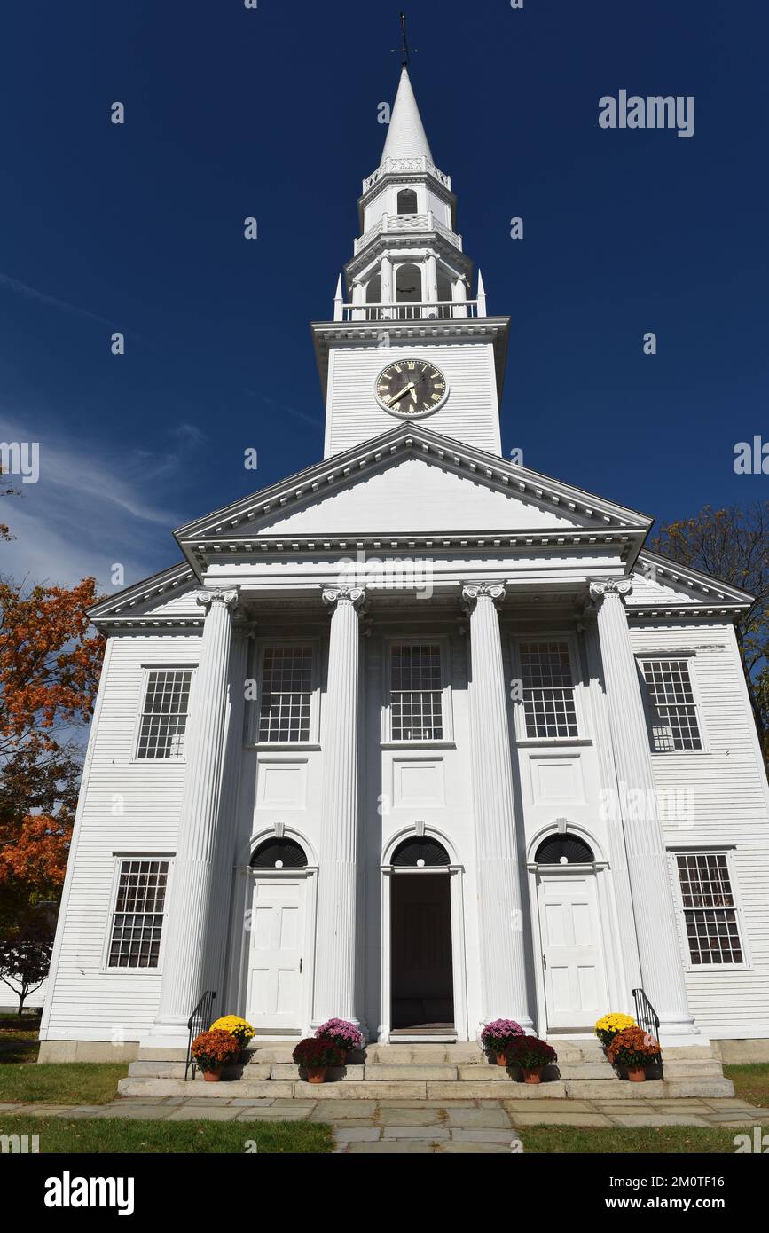 First Congregational Church, Litchfield, Connecticut, USA Stock Photo ...