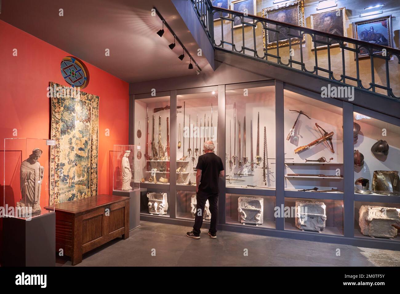 France, Cantal, Saint Flour, Museum of Art and History Alfred Douet ...