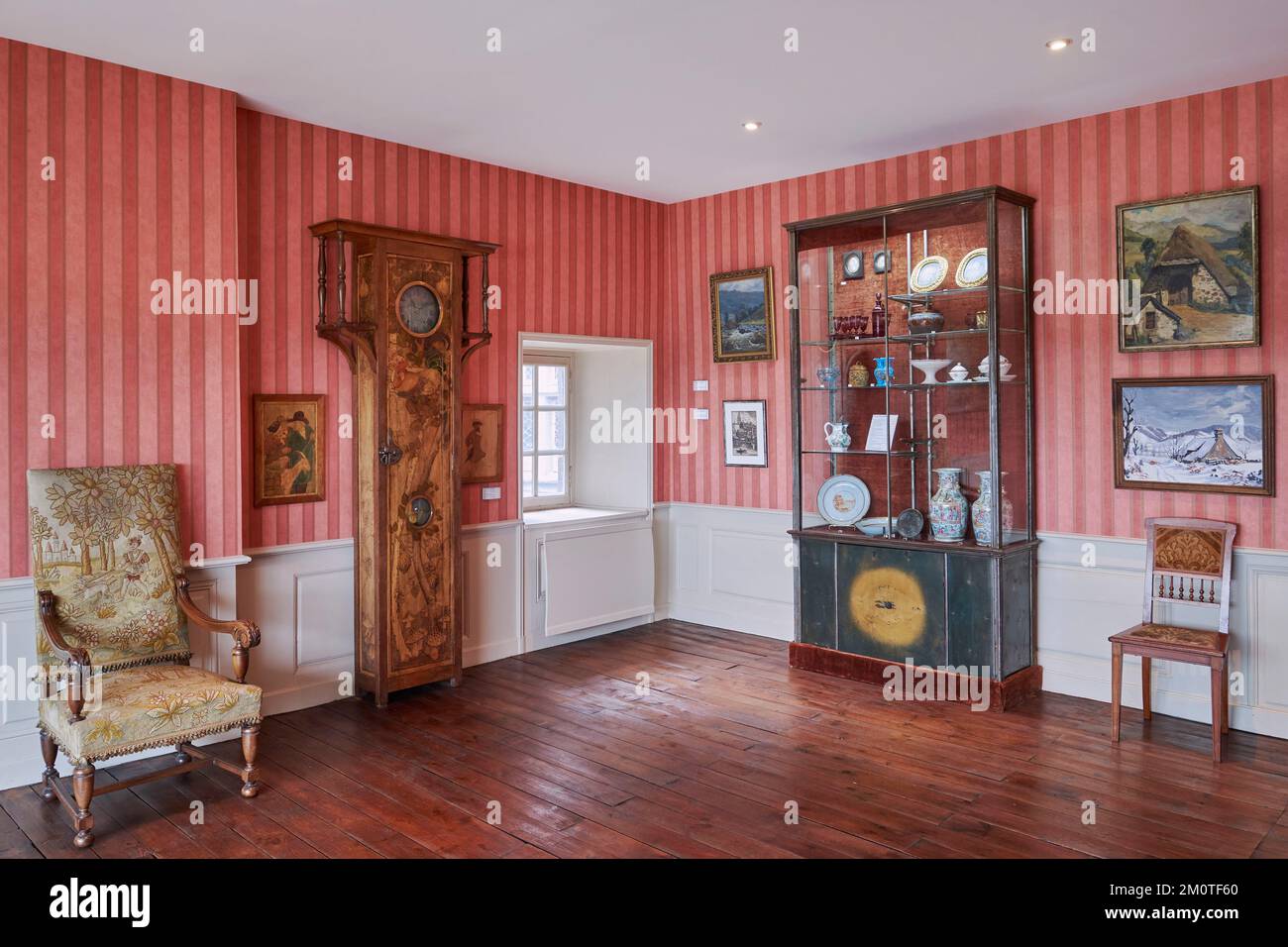 France, Cantal, Saint Flour, Museum of Art and History Alfred Douet ...