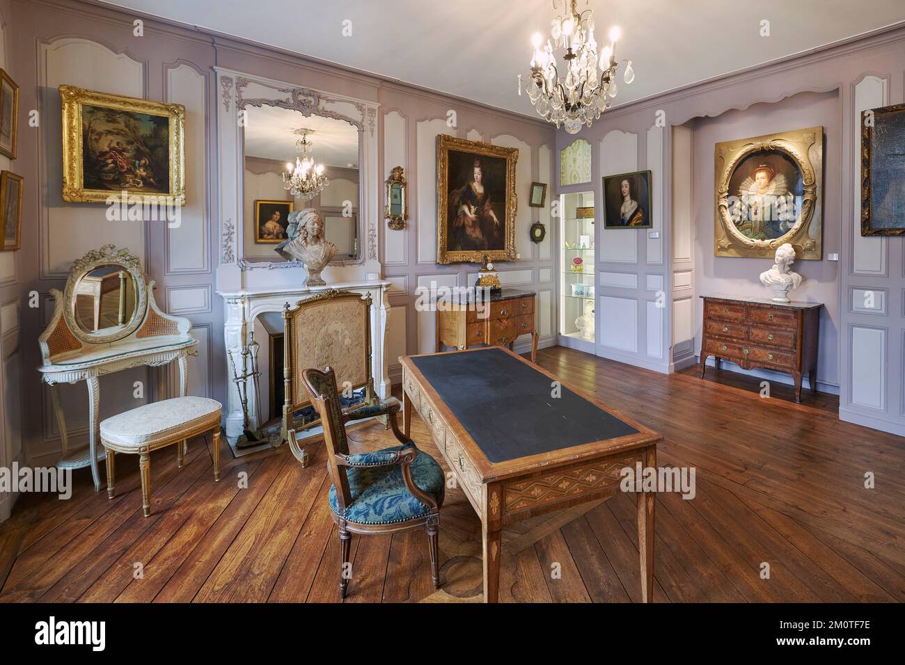 France, Cantal, Saint Flour, Museum of Art and History Alfred Douet ...