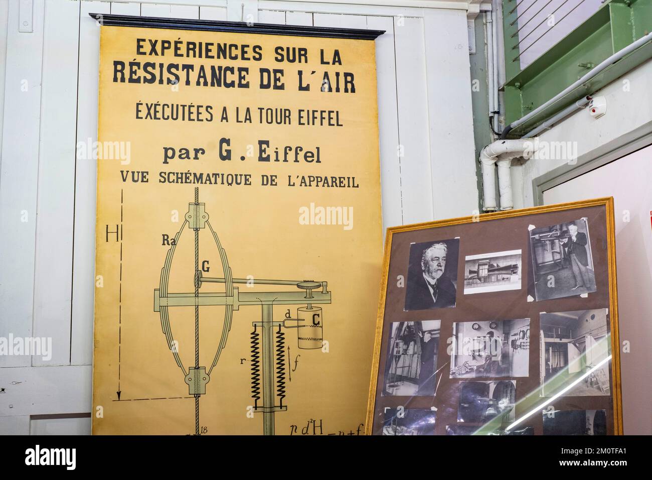 France, Paris, the Gustave Eiffel wind tunnel, laboratory built by ...
