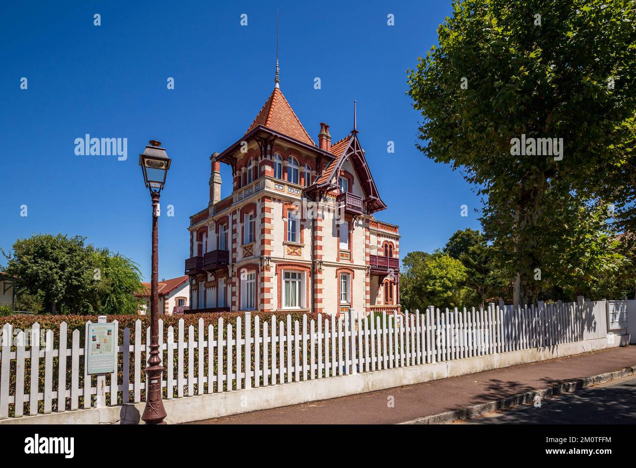 France, Gironde, Arcachon, Villa Teresa with so-called picturesque ...