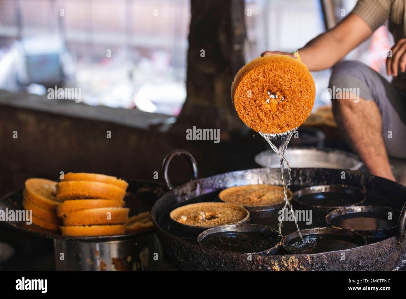 India ghevar hi-res stock photography and images - Alamy