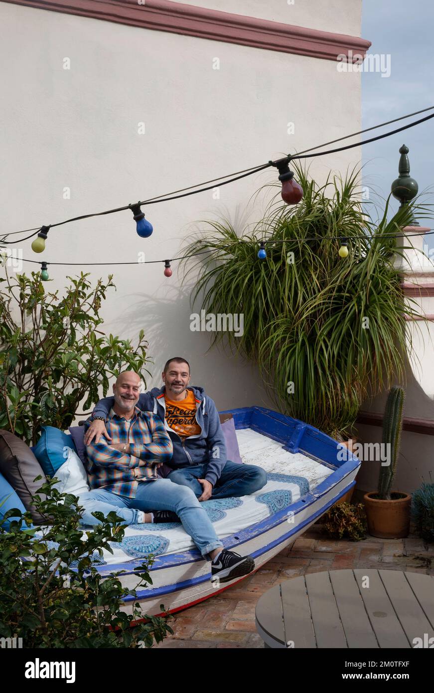 Spain, Andalusia, Cadiz, casa del consul, owners of the boutique hotel ...