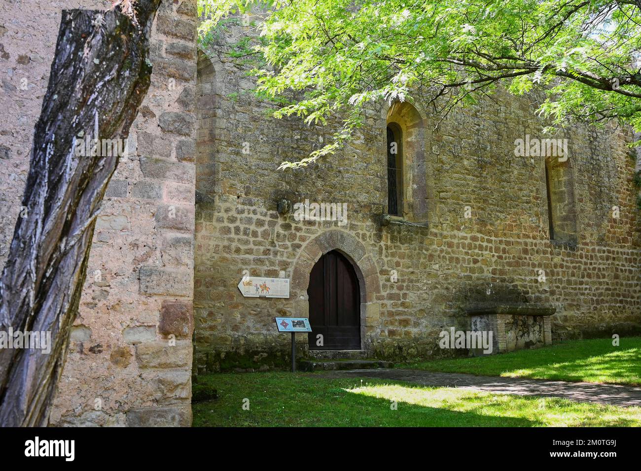 France, Var, Les Arcs, Sainte Roseline chapel by Marc Chagall, side ...