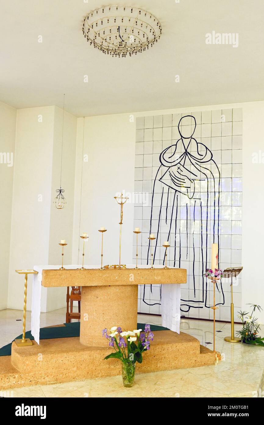 France, Alpes Maritimes, Vence, Rosary chapel decorated by Henri ...