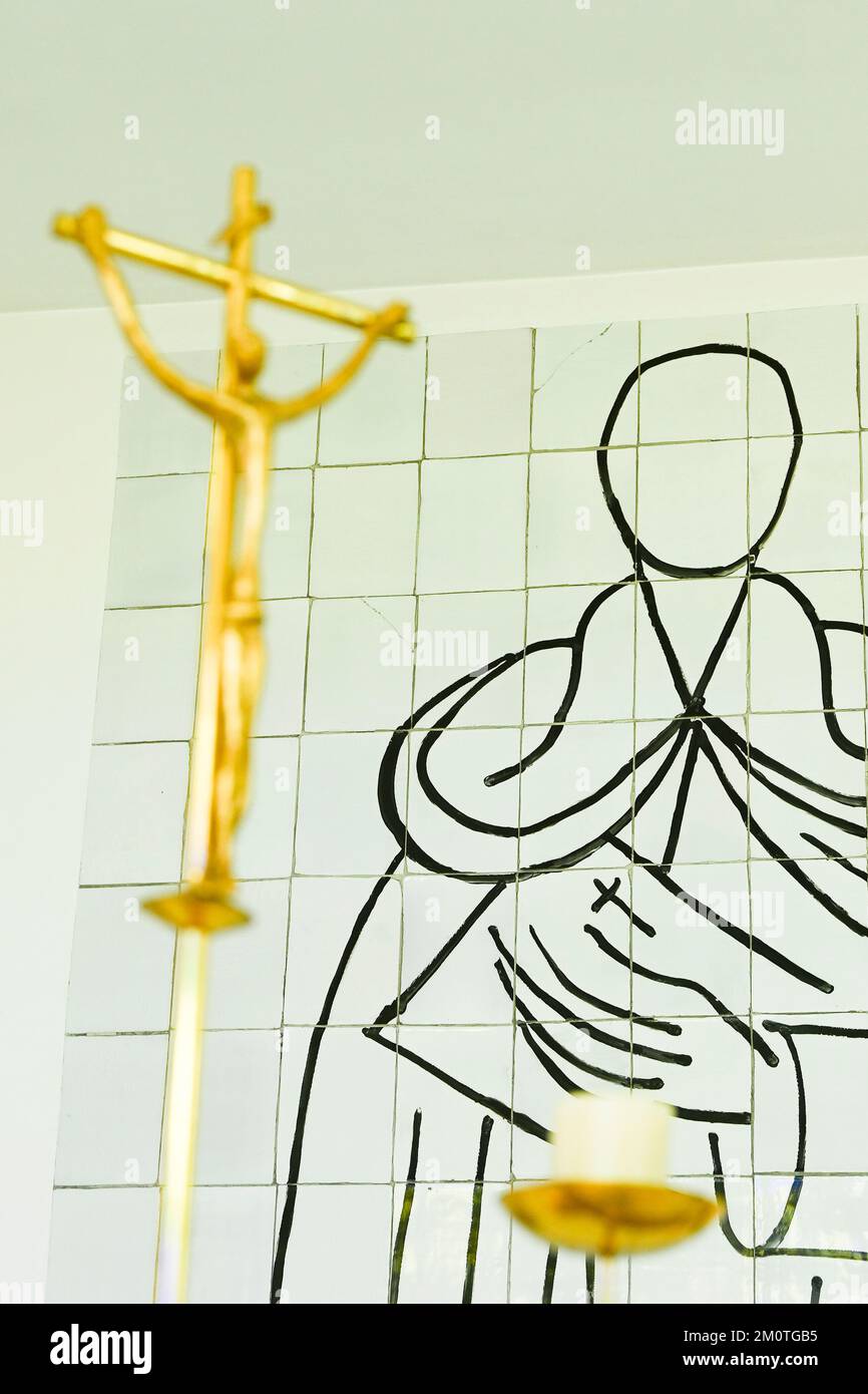 France, Alpes Maritimes, Vence, Rosary chapel decorated by Henri ...