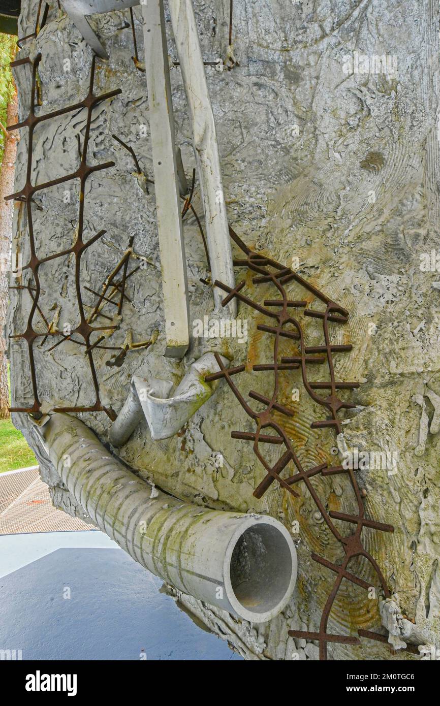 France, Var, Le Muy, Bernar Venet Foundation, one of the six monumental ...