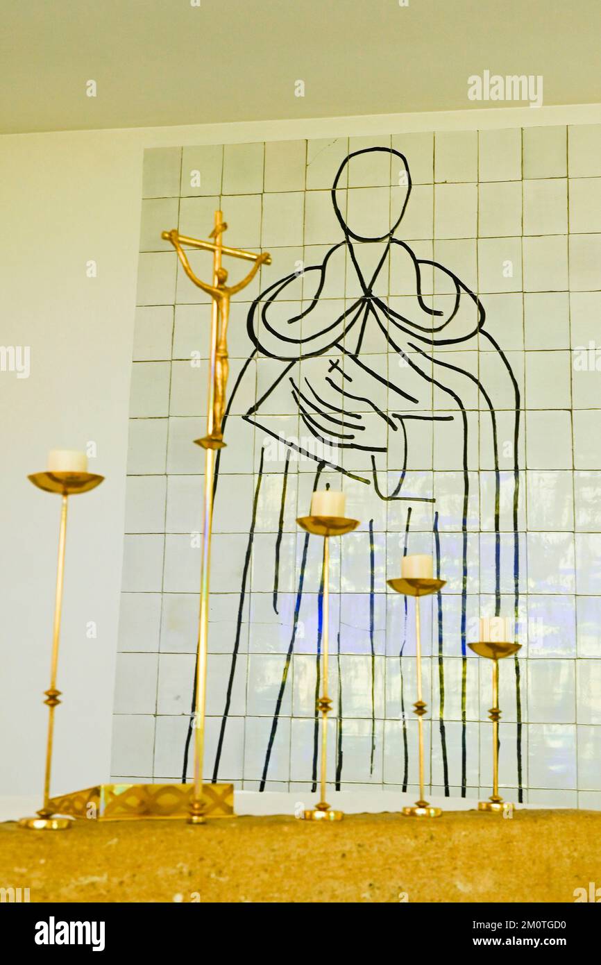 France, Alpes Maritimes, Vence, Rosary chapel decorated by Henri ...