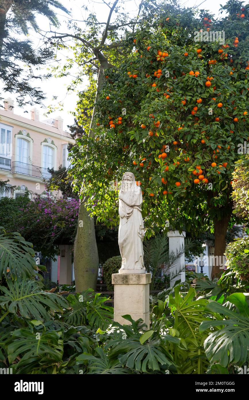 Sculpture amidst vegetation in hi-res stock photography and images - Alamy