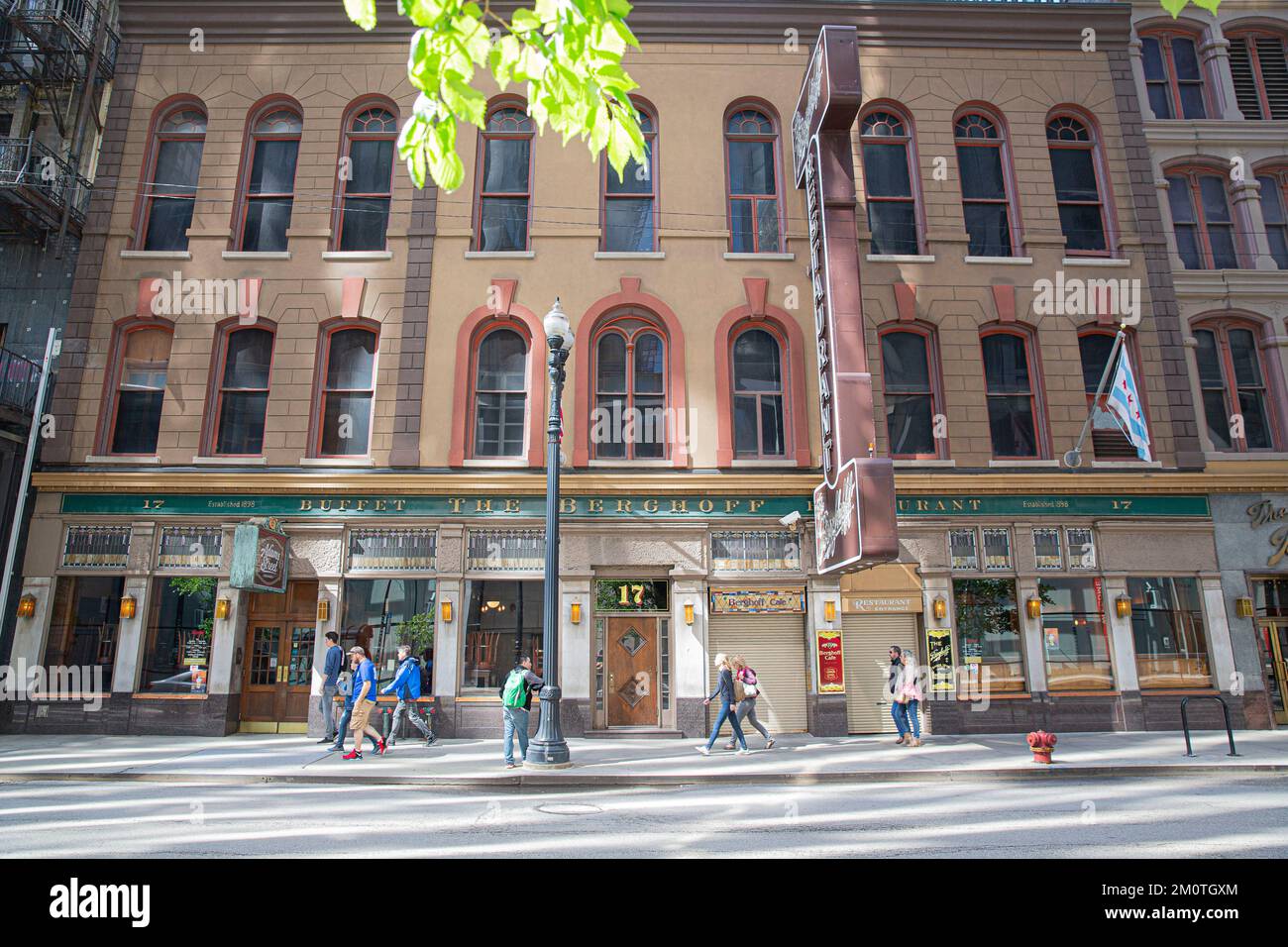 United States, Illinois, Chicago, The Loop, Adam street, mythical ...