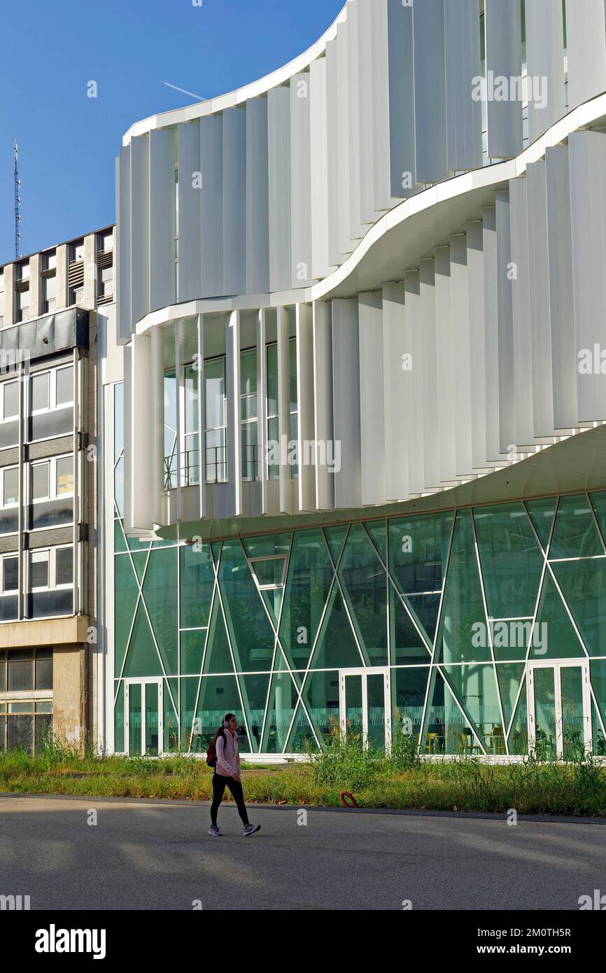 France, Bas Rhin, Strasbourg, Esplanade district, Esplanade campus ...