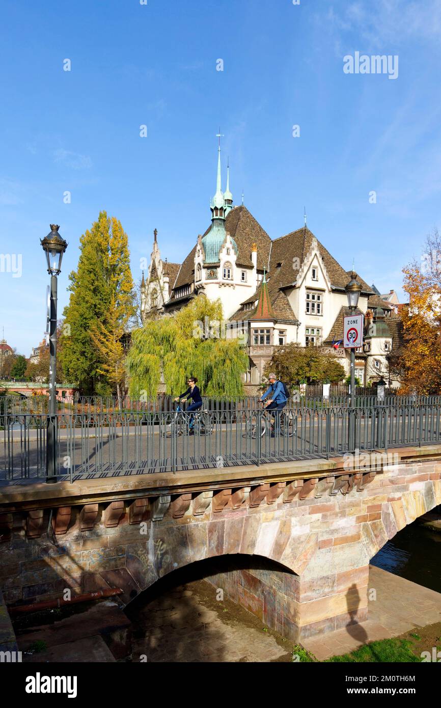 France, Bas Rhin, Strasbourg, Neustadt district dating from the German ...