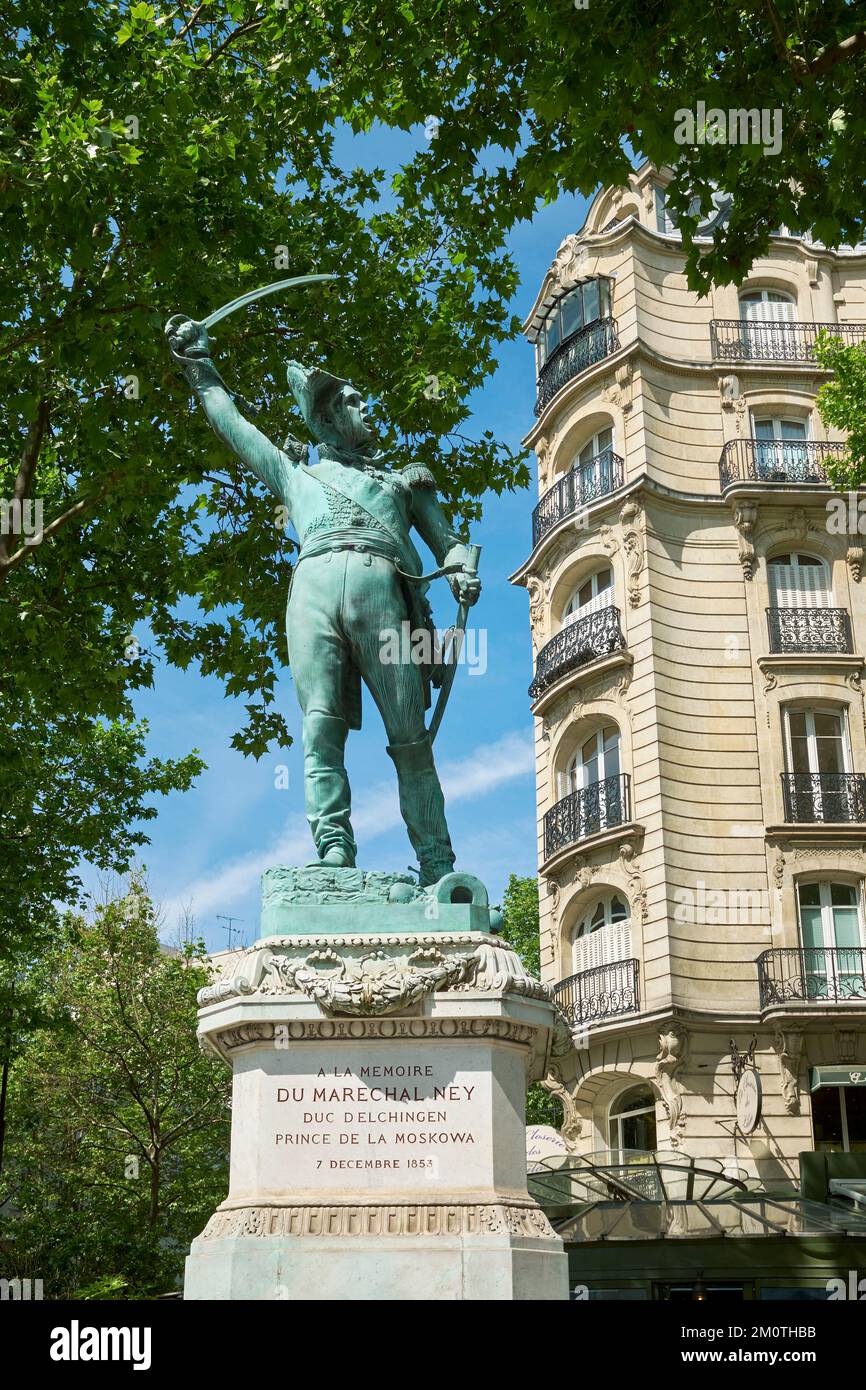France, Paris, Notre Dame des Champs district, Observatory crossroads ...